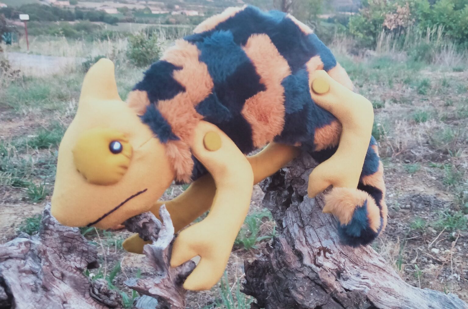 Peluche CAMELIN caméléon ⤬⤬⤬ la Black Unicorn